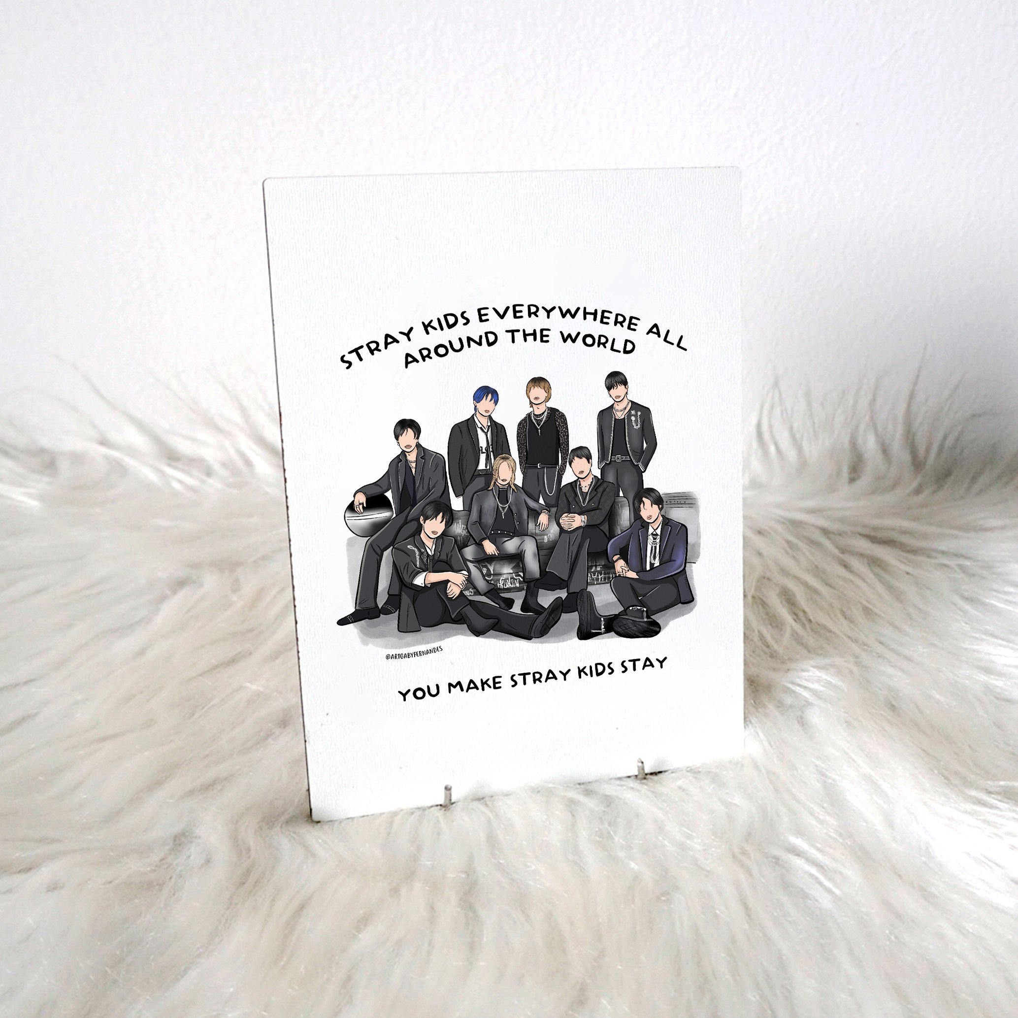 Quadro Stray Kids | Art Gaby Fernandes