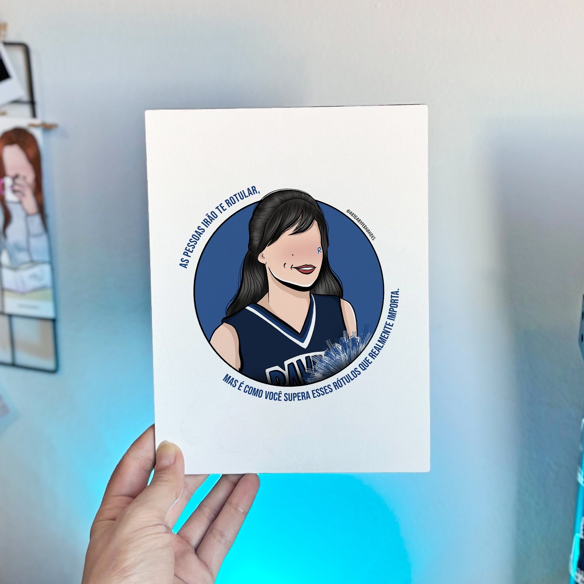 Quadro Brooke Davis - One Tree Hill | Art Gaby Fernandes