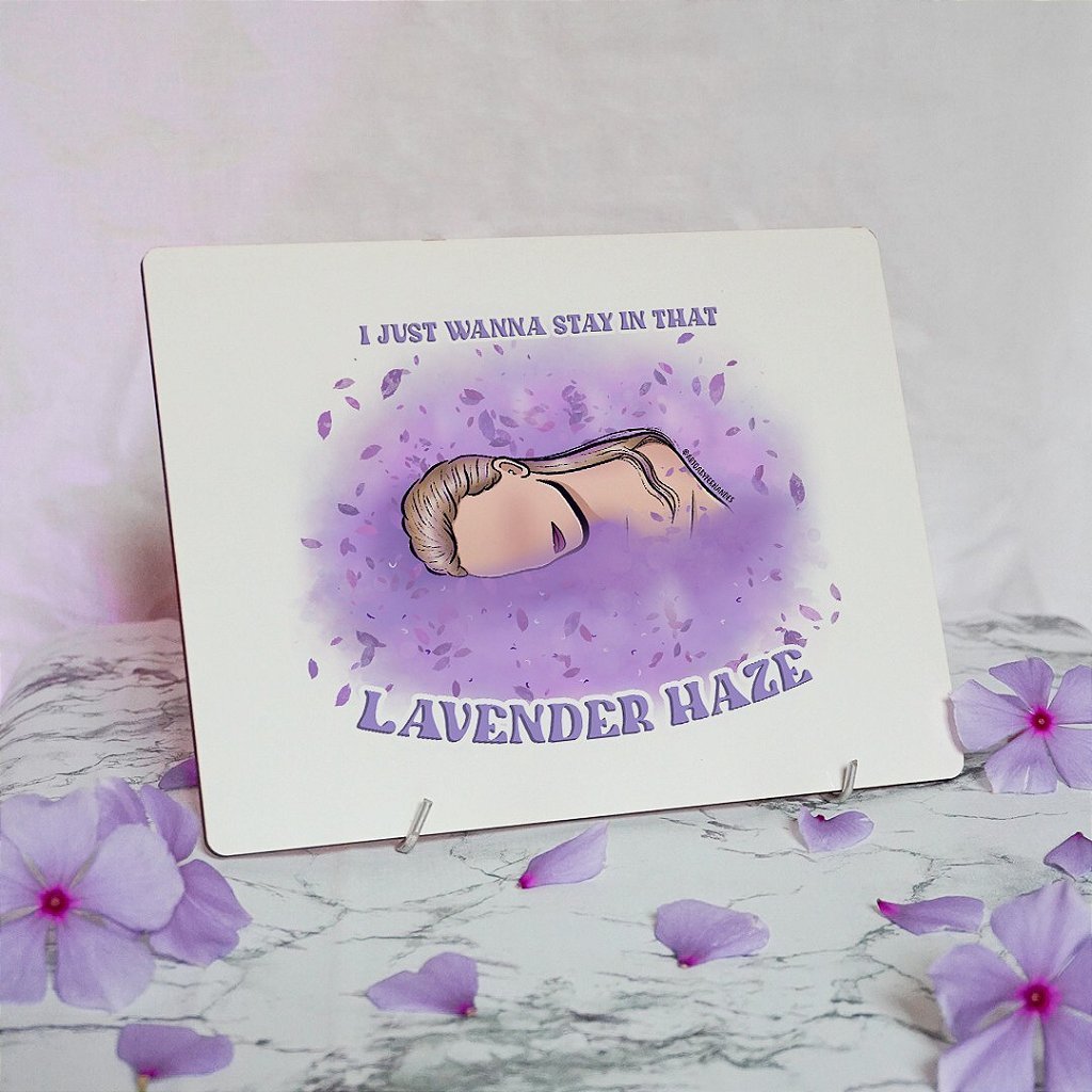 Quadro Taylor Swift - Lavender Haze | Art Gaby Fernandes