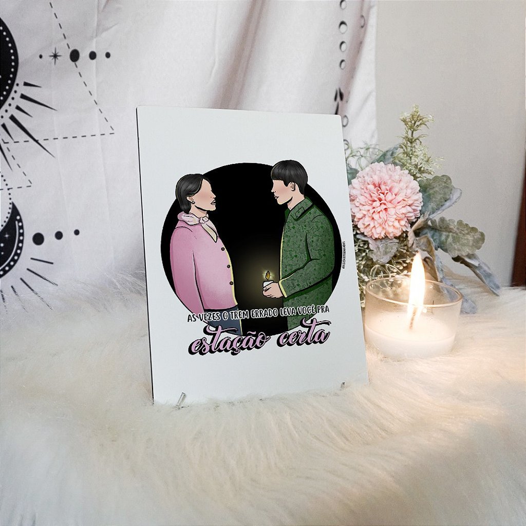 Quadro Pousando no Amor | Art Gaby Fernandes
