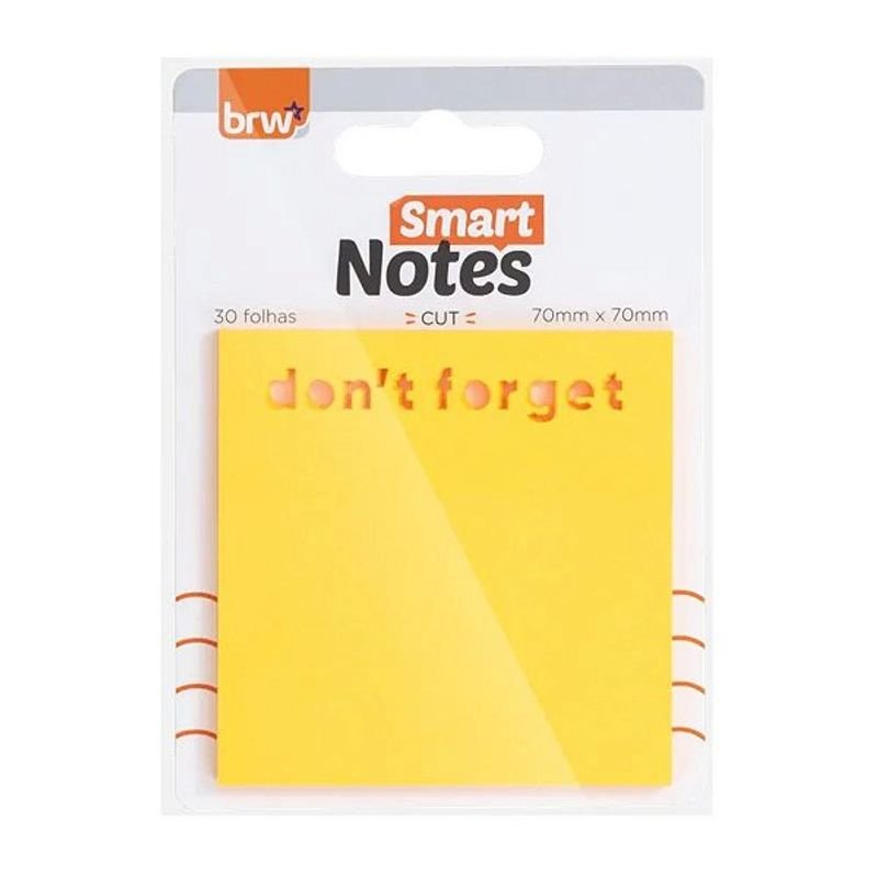 Bloco Smart Notes 70x70mm - Cut Don't Forget - 30 Fls - Organize com ...