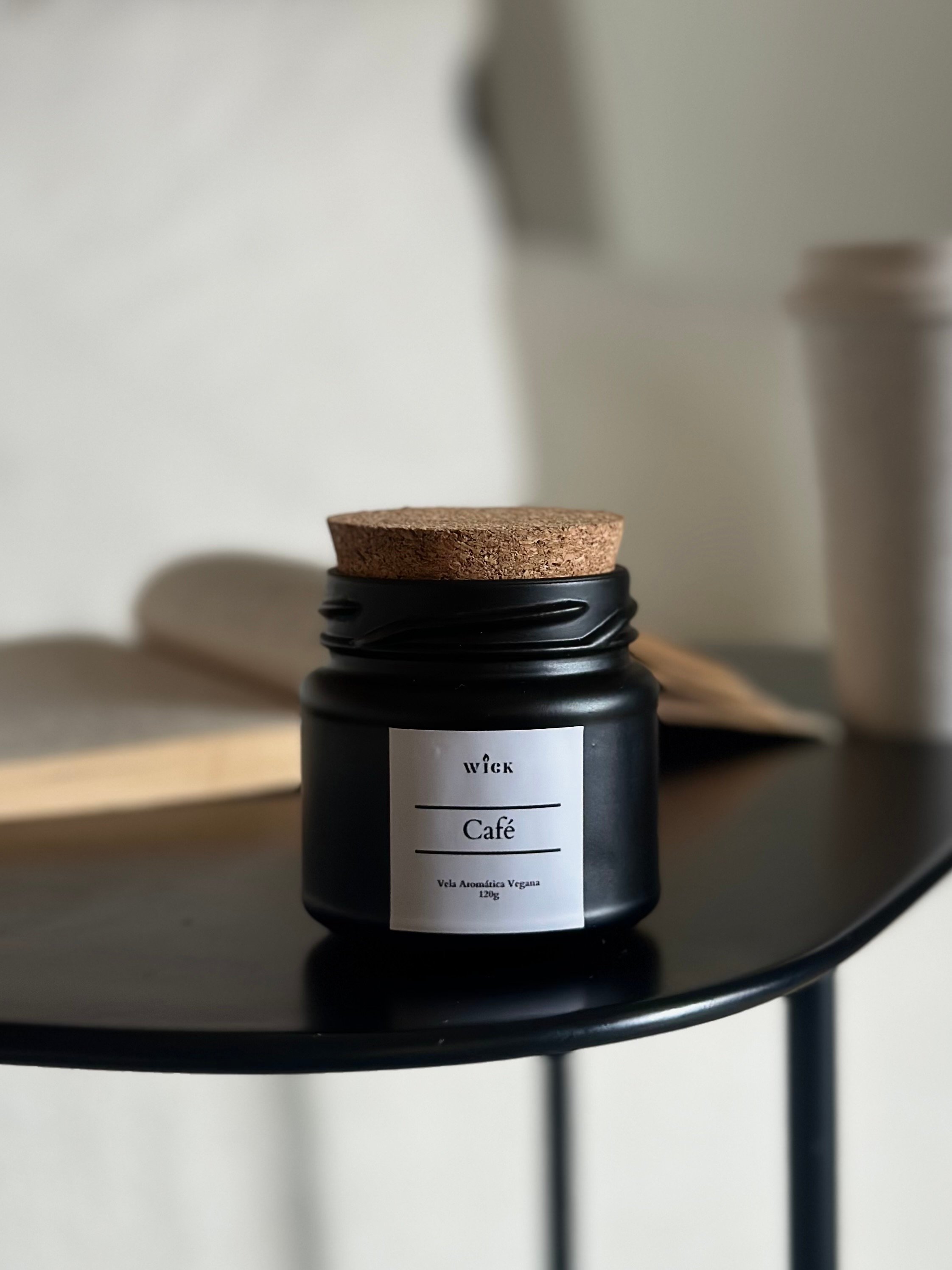 Vela Aromática 120g - Café | Wick