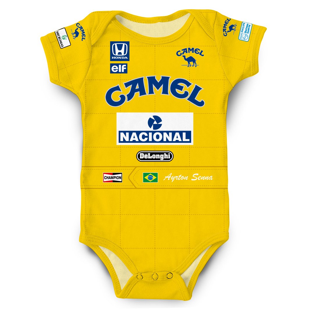 Uniforme Ayrton Senna Lotus Camel | Rockz Club