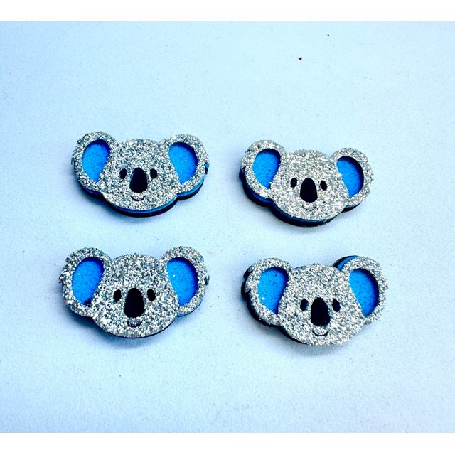 Adesivo Coala Azul (20 unid) | Topet Laços