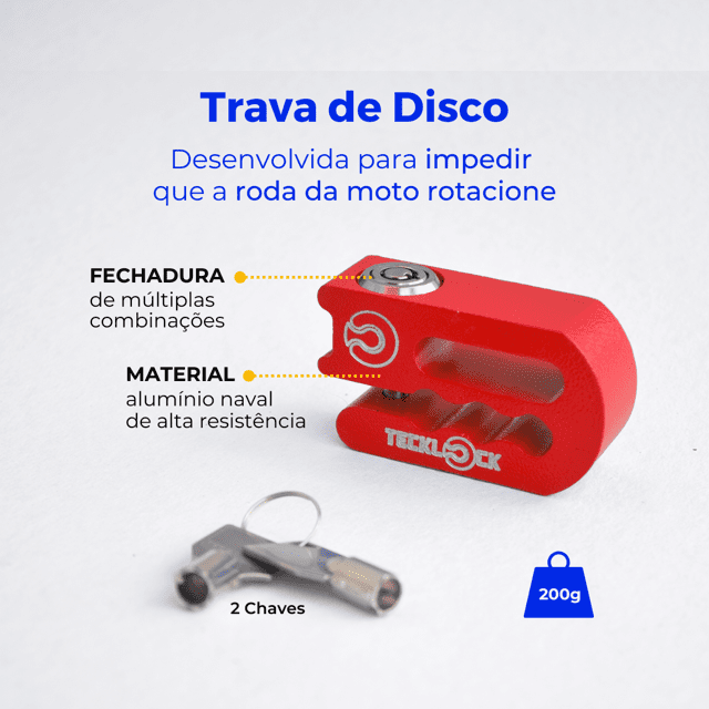 Trava Tecklock + Trava de Disco | TeckLock