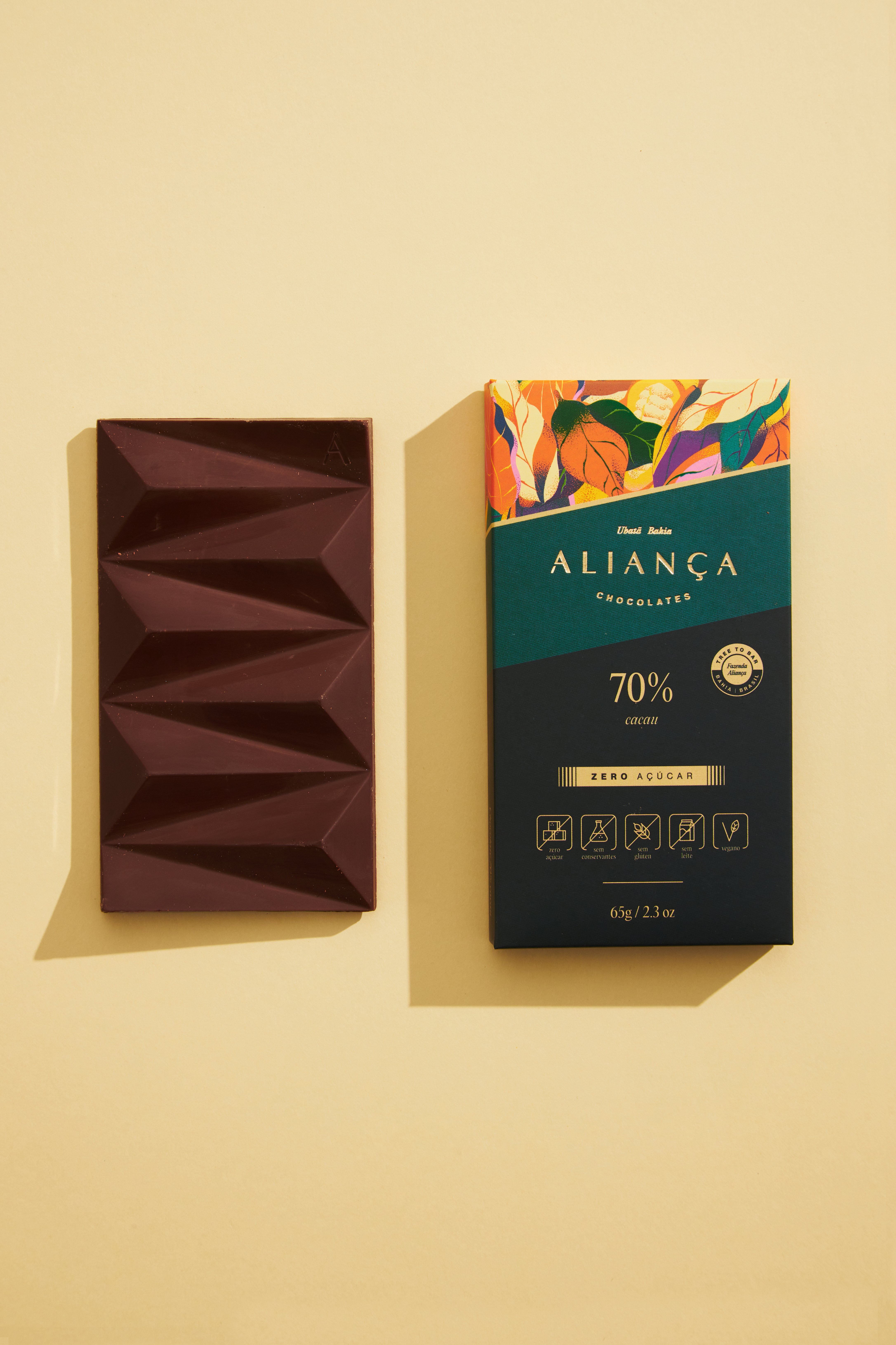 CHOCOLATE ALIANÇA 70% CACAU ZERO AÇÚCAR | ALIANÇA CHOCOLATES CHOCOLATE ALIANÇA 70% CACAU ZERO AÇÚCAR | ALIANÇA CHOCOLATES