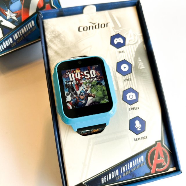 Relógio Condor Masculino Marvel Avangers - COMARVELAA/8A | Óticas Vivi