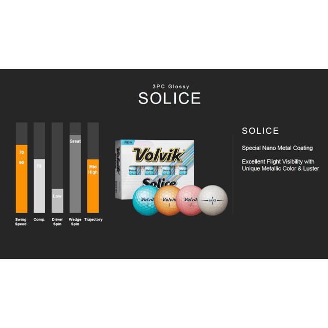 Bola de Golfe - Solice Rosa / Pink | Volvik Brasil