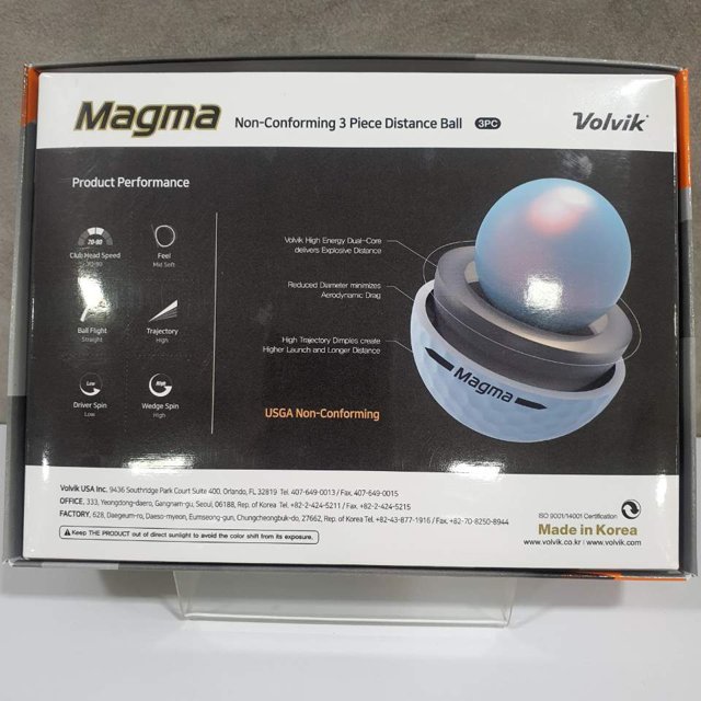 Bola de Golfe - Magma Branco / White | Volvik Brasil