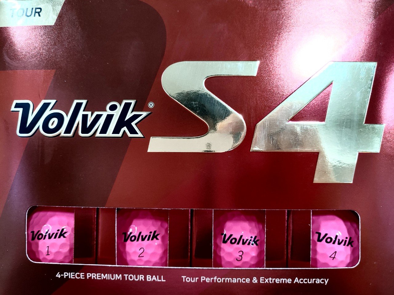 Bola de Golfe - S4 Rosa / Pink | Volvik Brasil