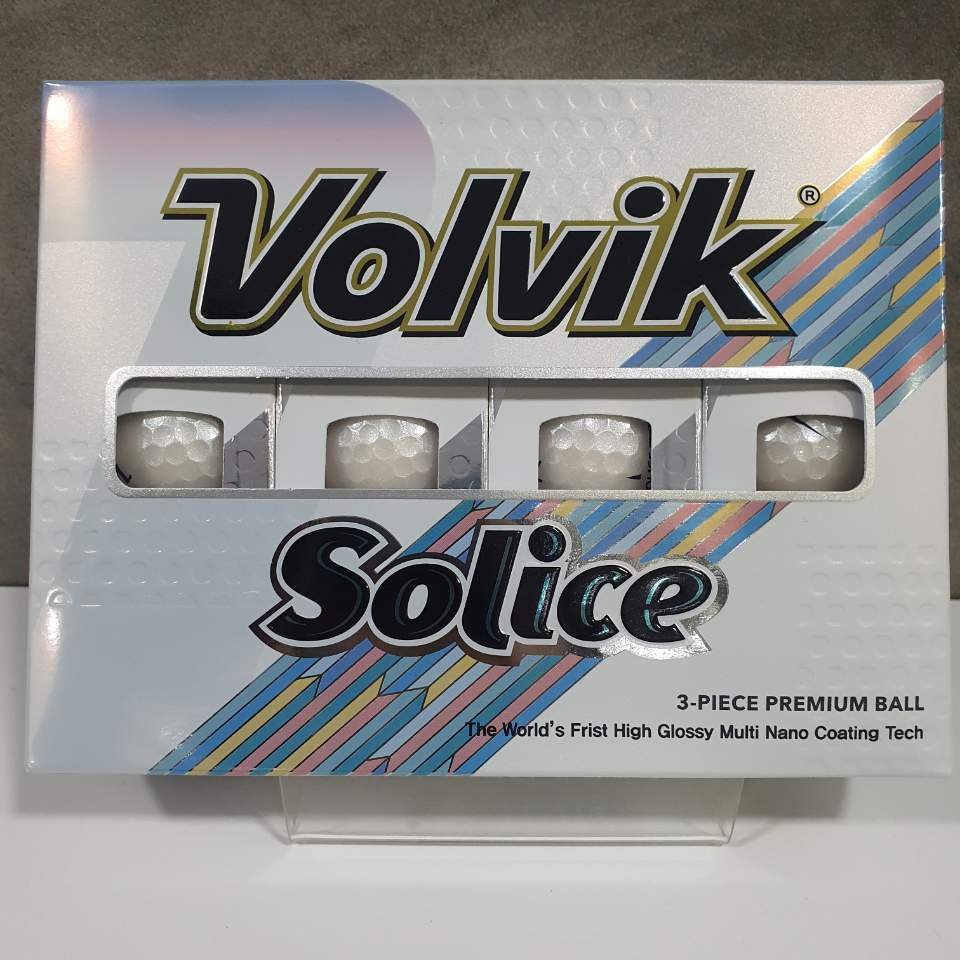 Bola de Golfe - Solice Branco / White | Volvik Brasil