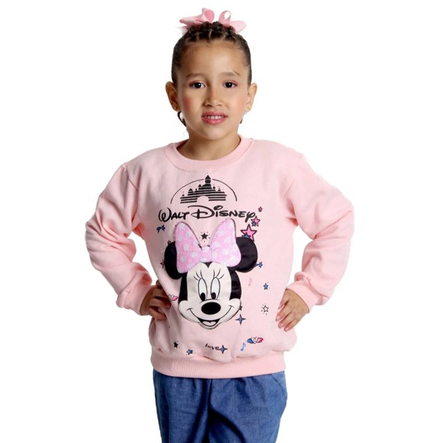 Blusa Moletom Minnie com Led Interativo | Juju Rios Store