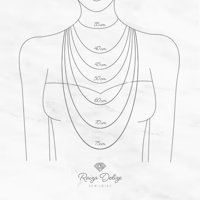 Colar Com Elos Grumett Fino Banhado Ouro 18k - Raiza Delize | Raiza ...