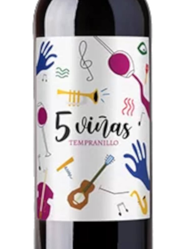 Vinho Espanhol Cinco Viñas Tempranillo 750ml | Compre Vinhos online com ...