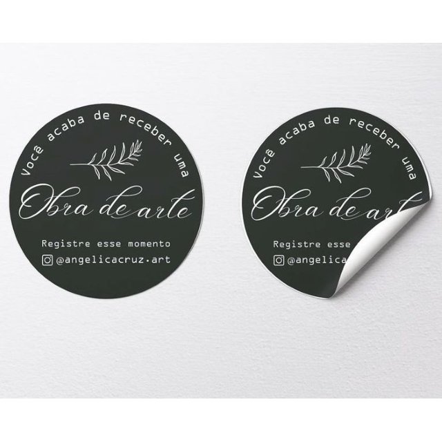 ADESIVOS REDONDOS 7x7 cm | ARTE MIDIA