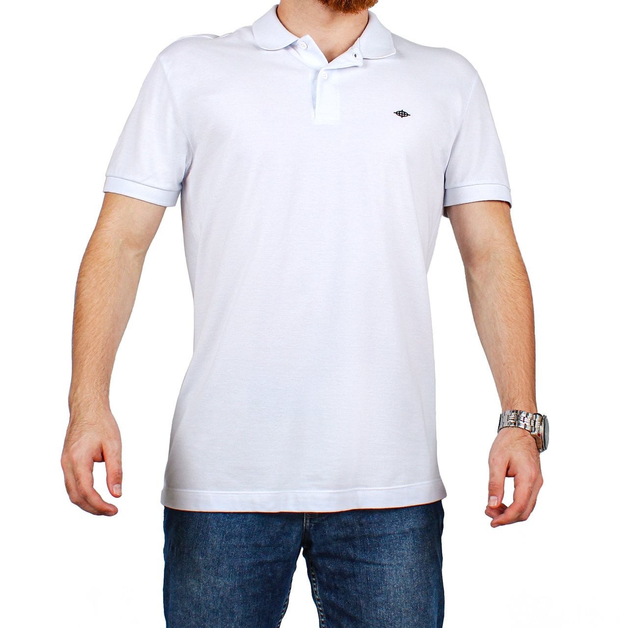 Polo Triton Masculina Piquet Branca - Loja Battisti | Loja Battisti