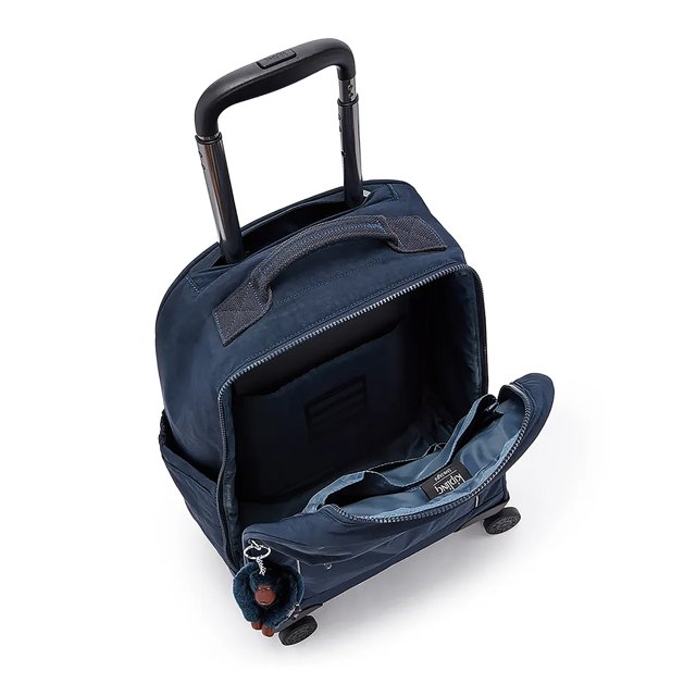Mala de Bordo com Rodinhas Kipling Mese Mochila Unissex True Blue Azul ...