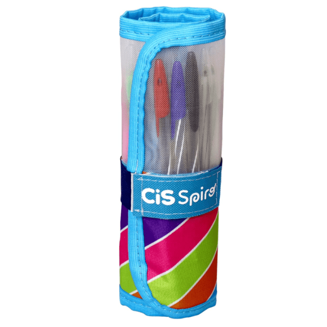 ESTOJO COM CANETAS CIS SPIRO COLOR COM 29 UNIDADES | Atacadão Mec