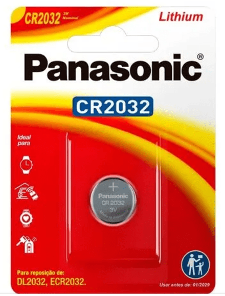 PILHA BATERIA PANASONIC CR-2032 | Atacadão Mec