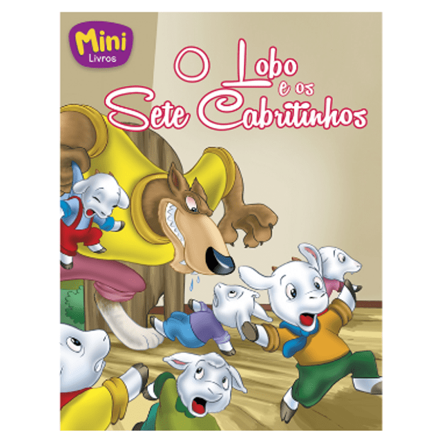 MINI LIVROS TODOLIVRO: O LOBO E OS SETE CABRITINHOS | Atacadão Mec