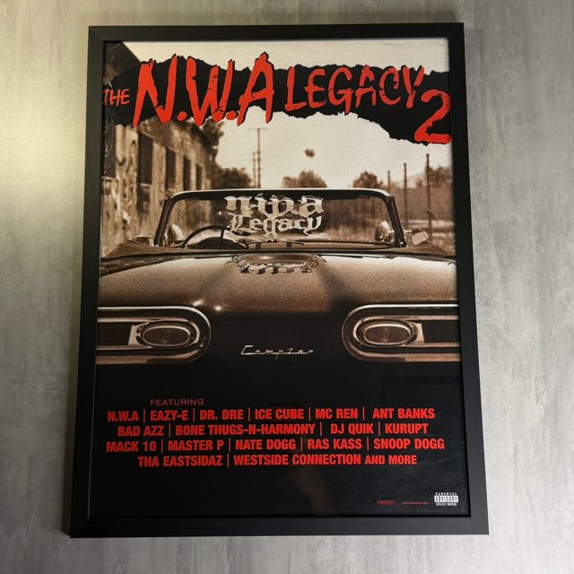 Vintage poster NWA LEGACY 2 | Dope Gang Vintage
