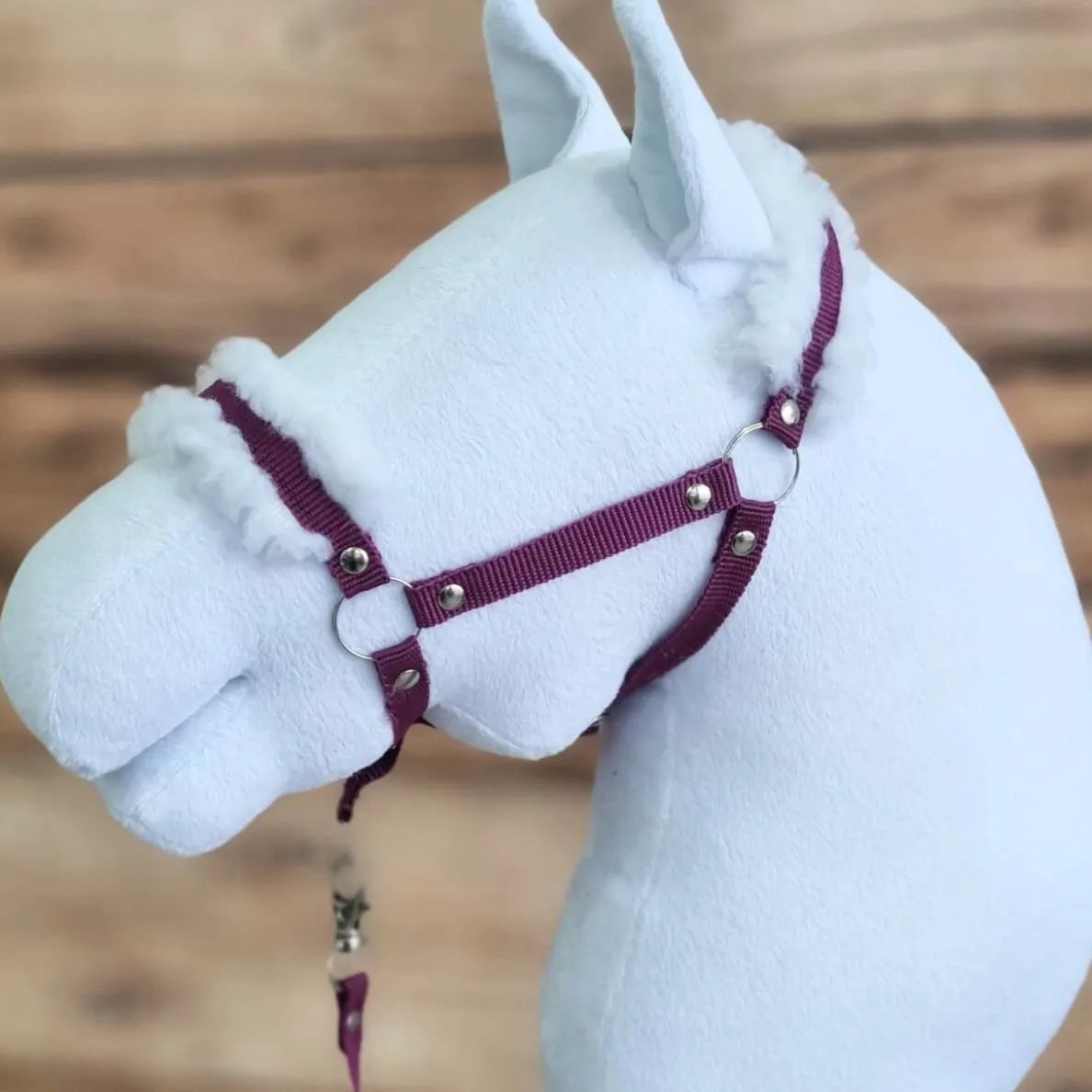 Cabresto Colorado para Hobby Horse | Hobby Horses Brasil