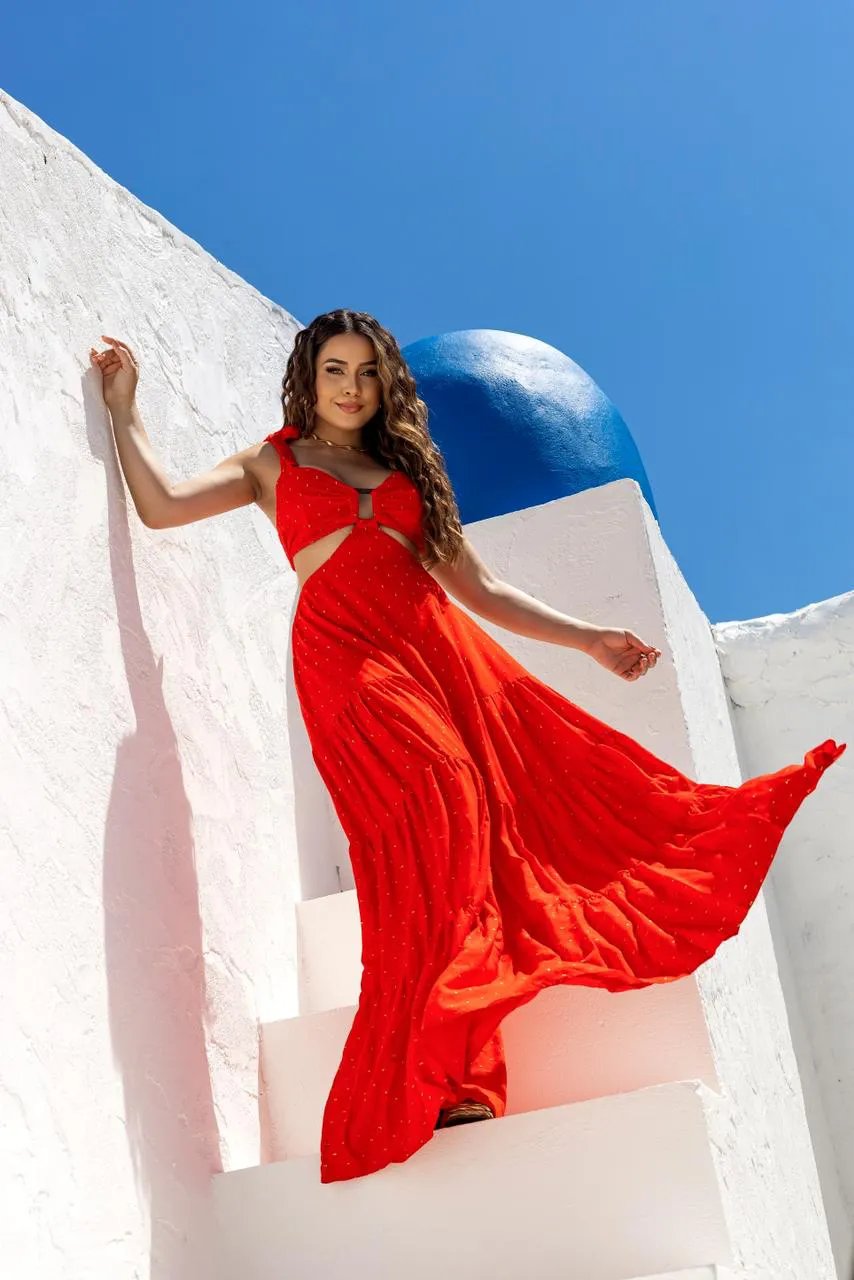 Vestido Ava - Vermelho | Wish Brand