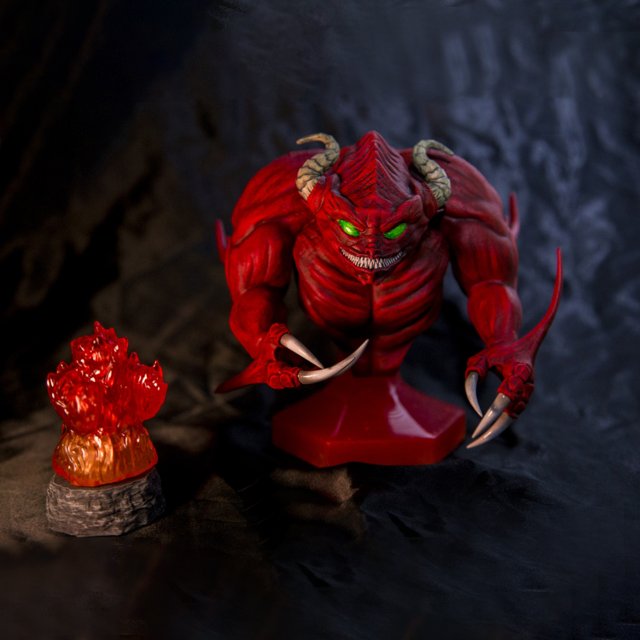 Demon + Fire Elemental Stand | TibiaBR Store
