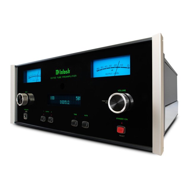 Pre-amplificador McIntosh C2700 - Pre-Amp Valvulado com DAC Interno ...