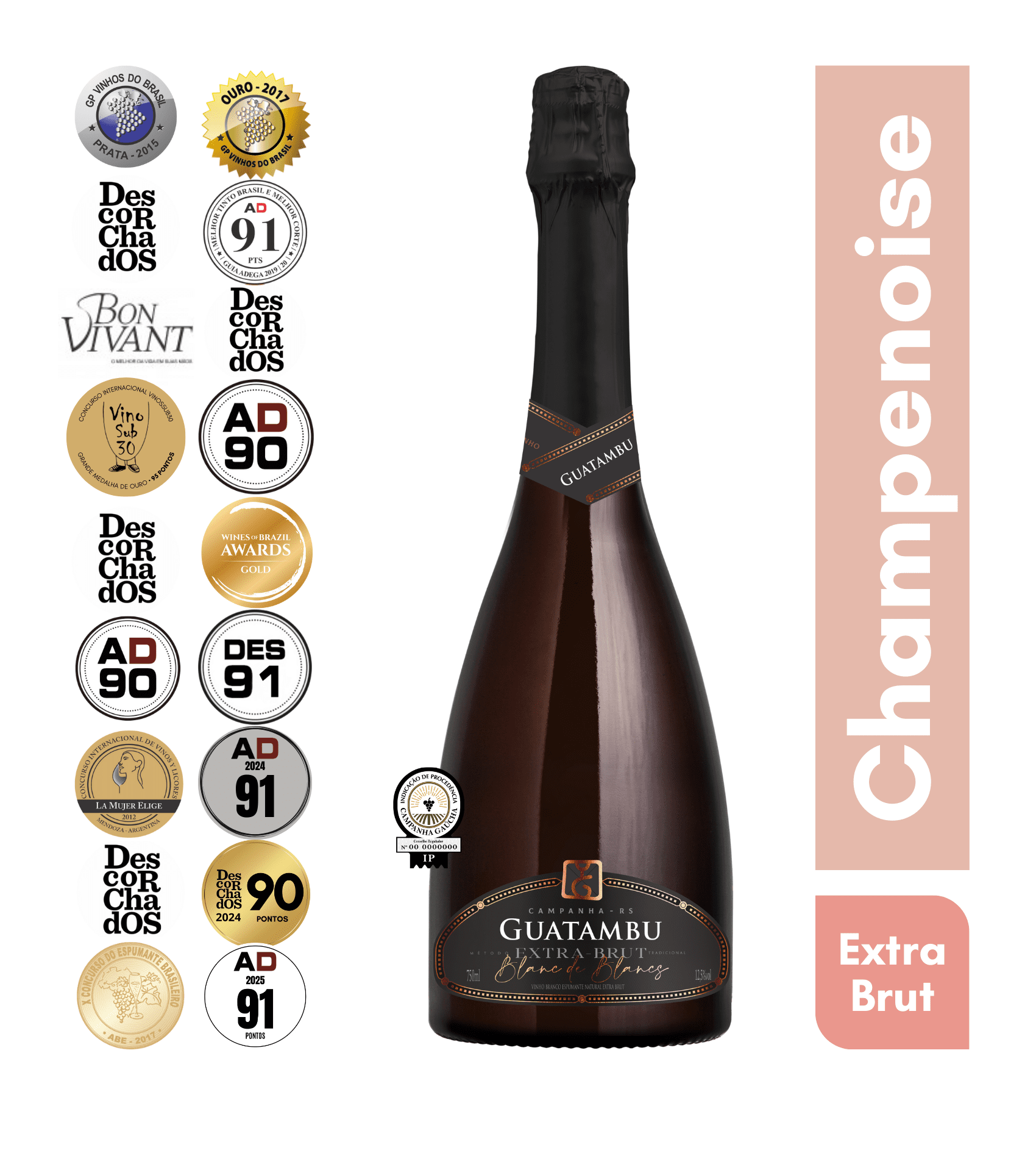 Guatambu Extra Brut Blanc de Blancs | Vinícola Guatambu