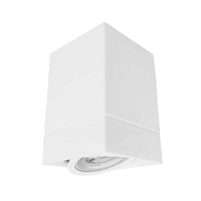 Spot Sobrepor 2392 ABS Direcionável Quadrado 9cm x 9cm x 12,5cm E27 P/ Par20 | Megalux Store