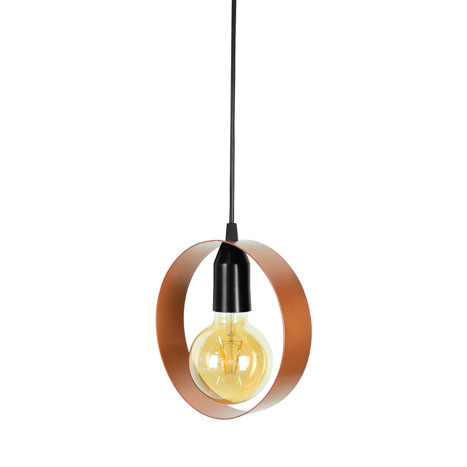 Pendente 562 Aro Circular Retrô/ Industrial | Megalux Store