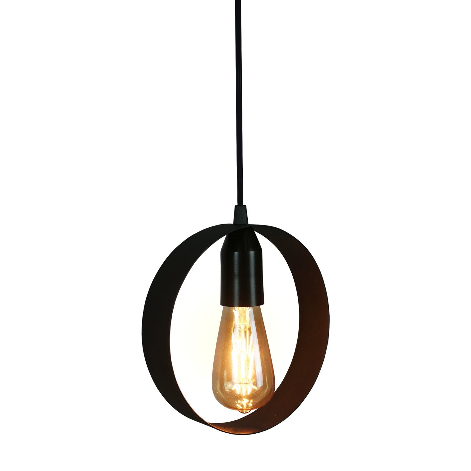 Pendente 562 Aro Circular Retrô/ Industrial | Megalux Store