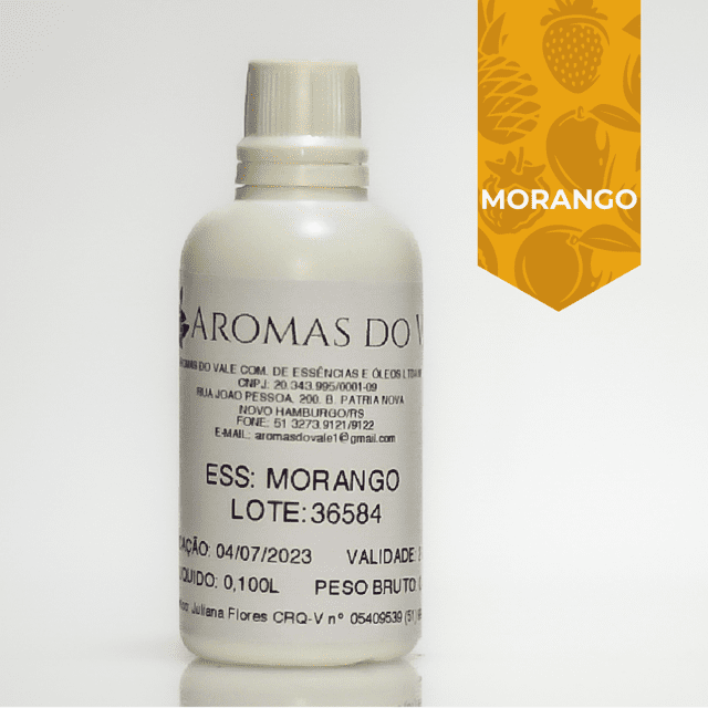 Essência Morango | Aromas do Vale