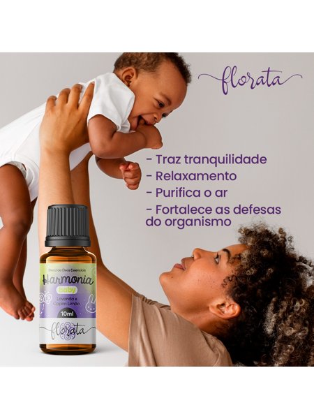 BLEND DE ÓLEO ESSENCIAL BABY HARMONIA | FLORATA