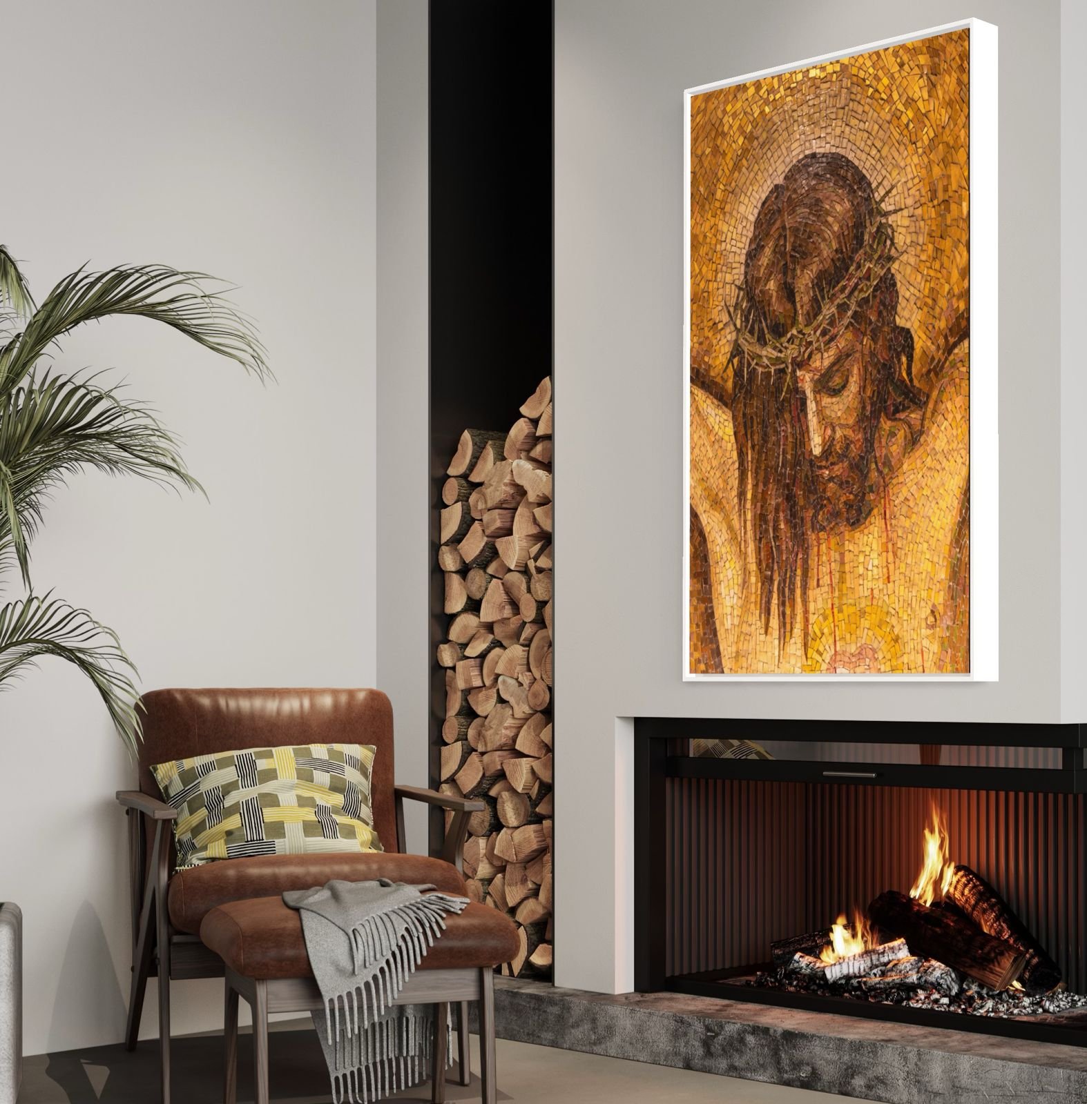 Quadro Decorativo - Jesus | Van Gogh Quadros
