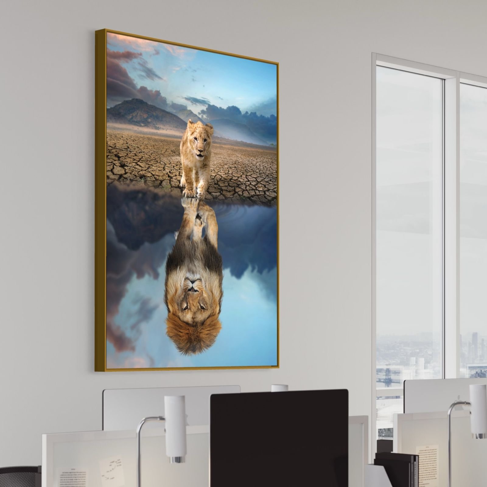 Quadro de Animal - Mindset | VAN GOGH QUADROS