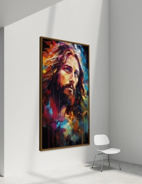 Quadro Decorativo - Jesus Christ | Van Gogh Quadros