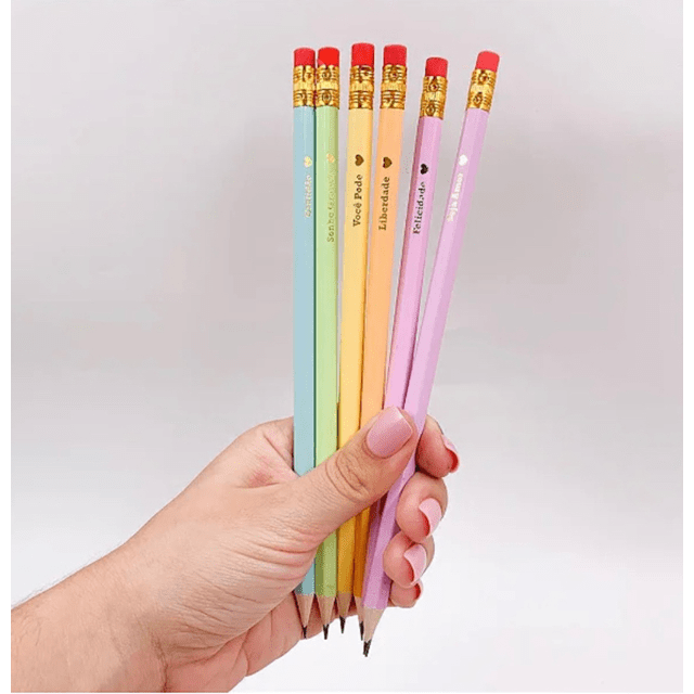 LÁPIS HB FRASES COLOR | Coisas Da Lua