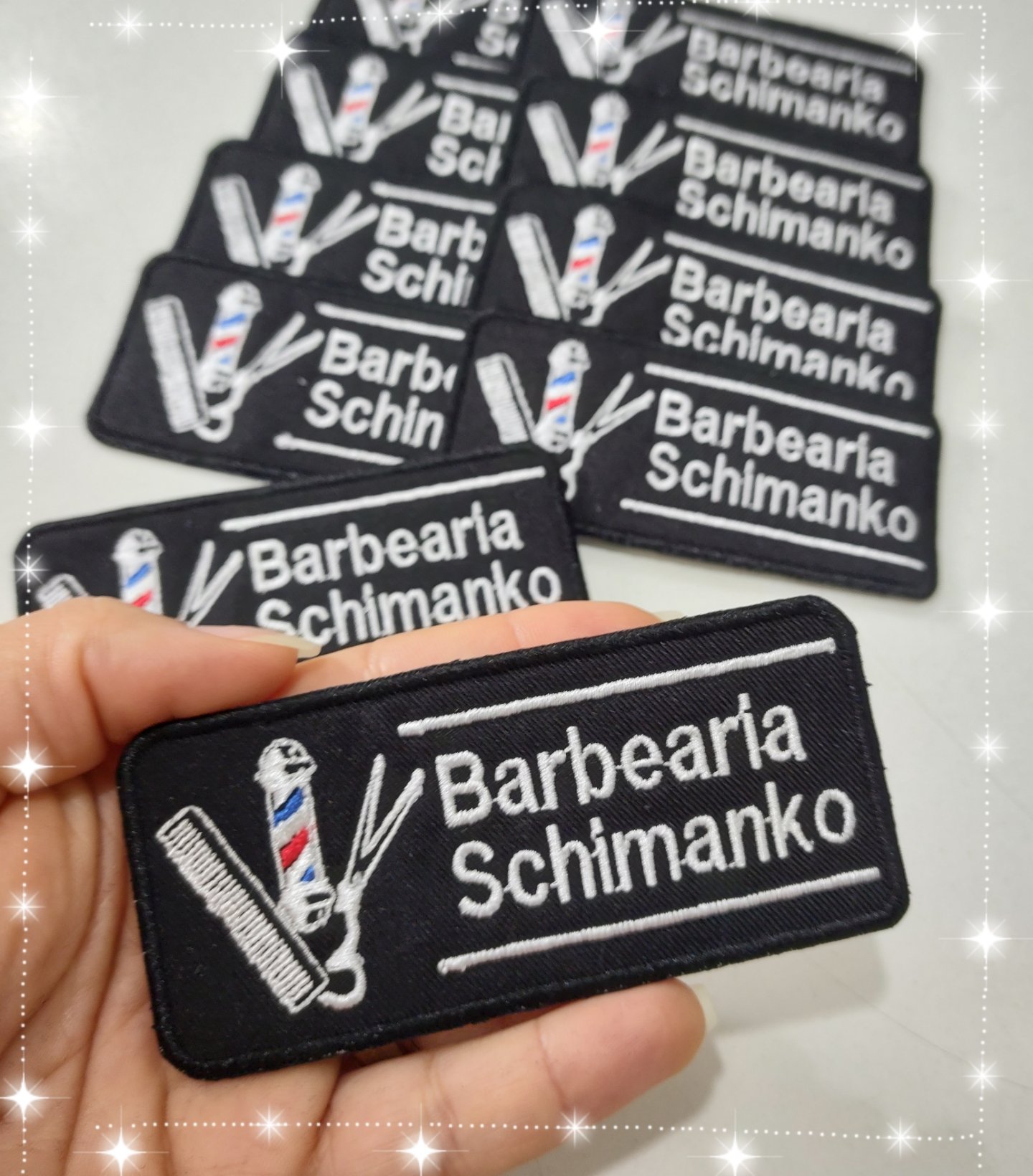 Patch Termocolante Personalizados com a sua logomarca/Ateliê Rei das ...