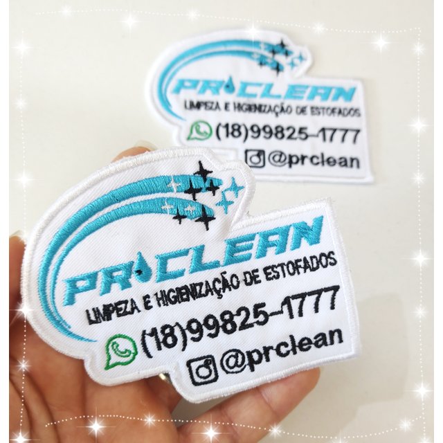 Patch Termocolante Personalizados com a sua logomarca/Ateliê Rei das ...