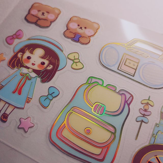Cartelas de Stickers Cute Girls - KIT com 6 | Black and Candy ...