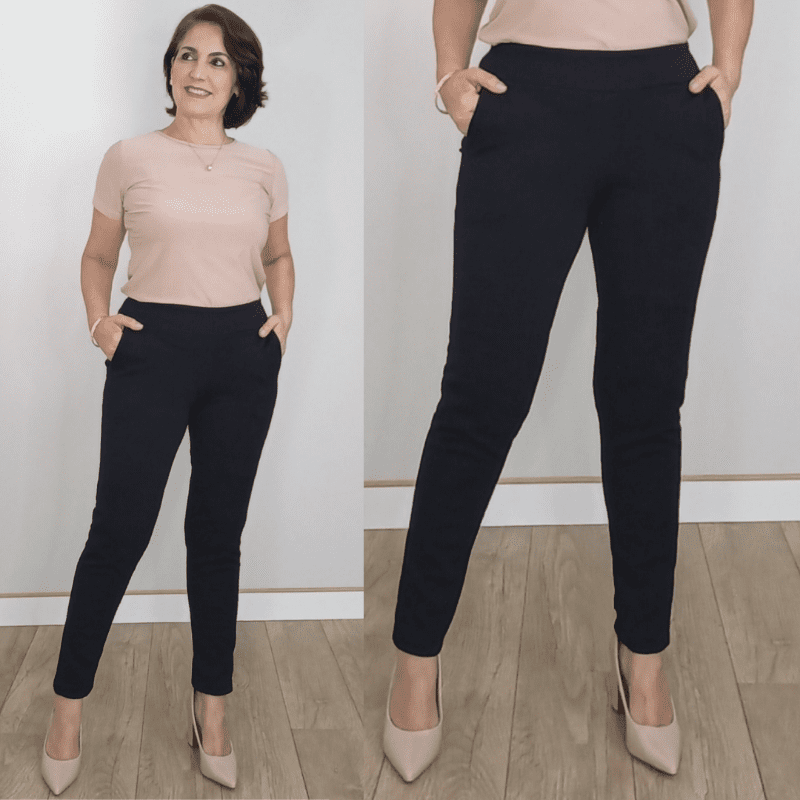 Calça Renata ( modelo sknny) Preta | hardtnamoda