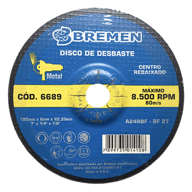 DISCO DE DEBASTE 7" | Createk Store