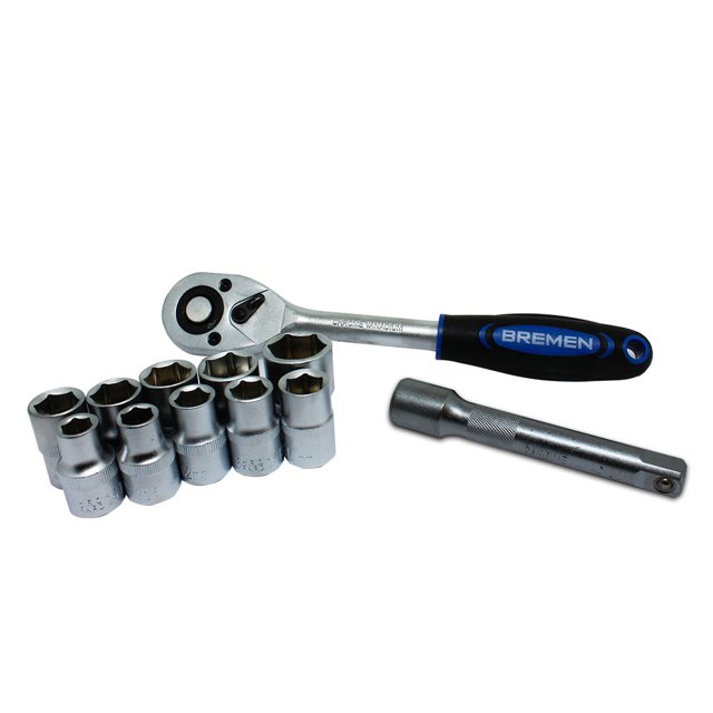 Kit de Chaves Catraca 12 peças 1/2" | Createk Store