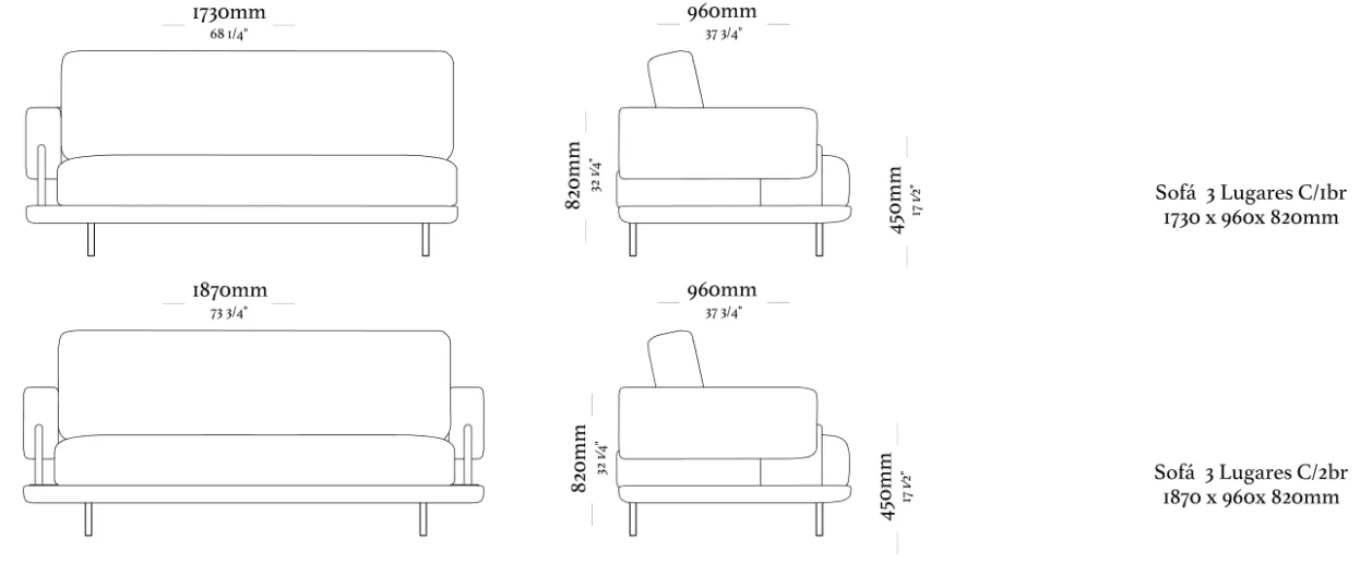 Sofá Bauh | Horizon Interiores