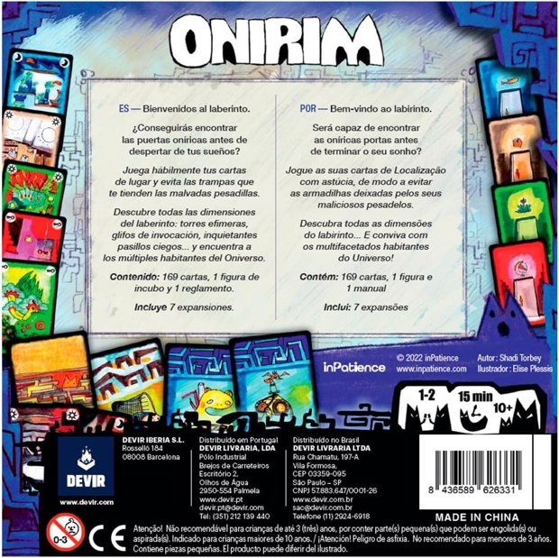 Onirim - Jogo de Tabuleiro Devir | Elfos & Cia