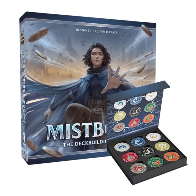 Mistborn the deckbuilding game + fichas de metal Devir | Elfos & Cia