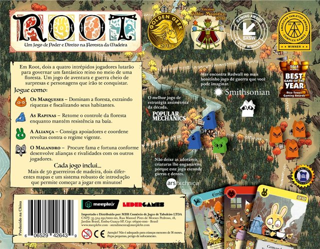 Root - jogo de tabuleiro Meeple BR | Elfos & Cia