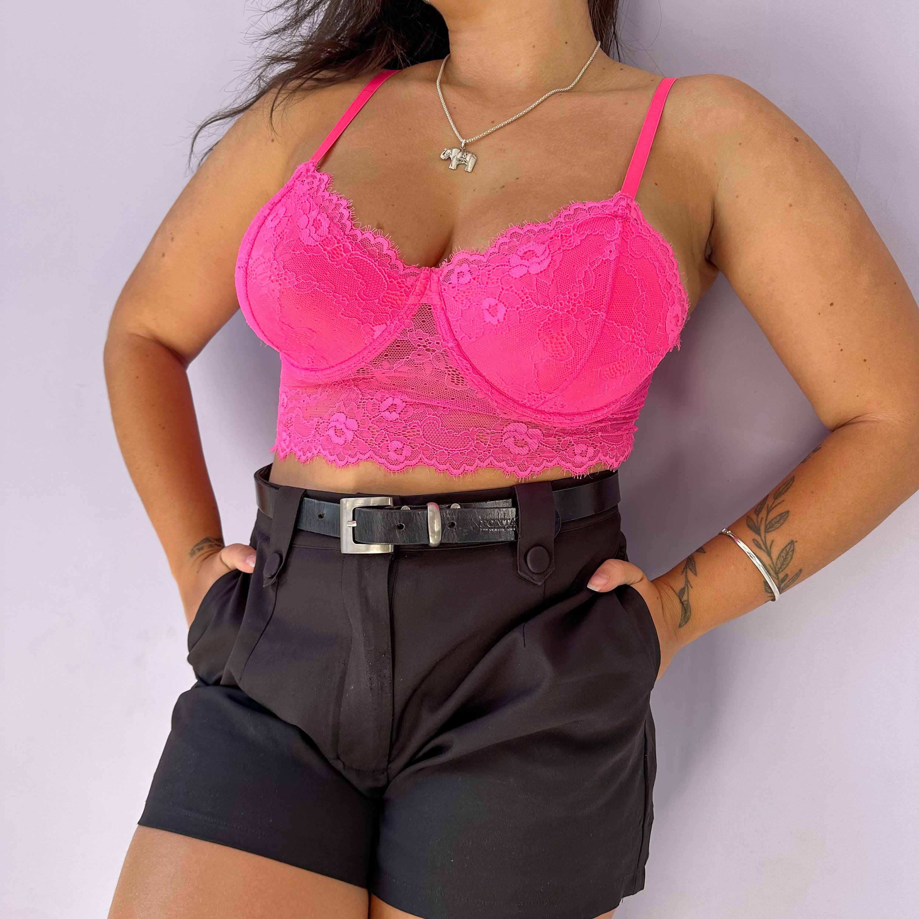 Top Ayla Colorido P e M | Dilua Lingerie